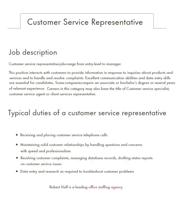 Professional-Customer-Services-Executive-Job-Description-Template ...